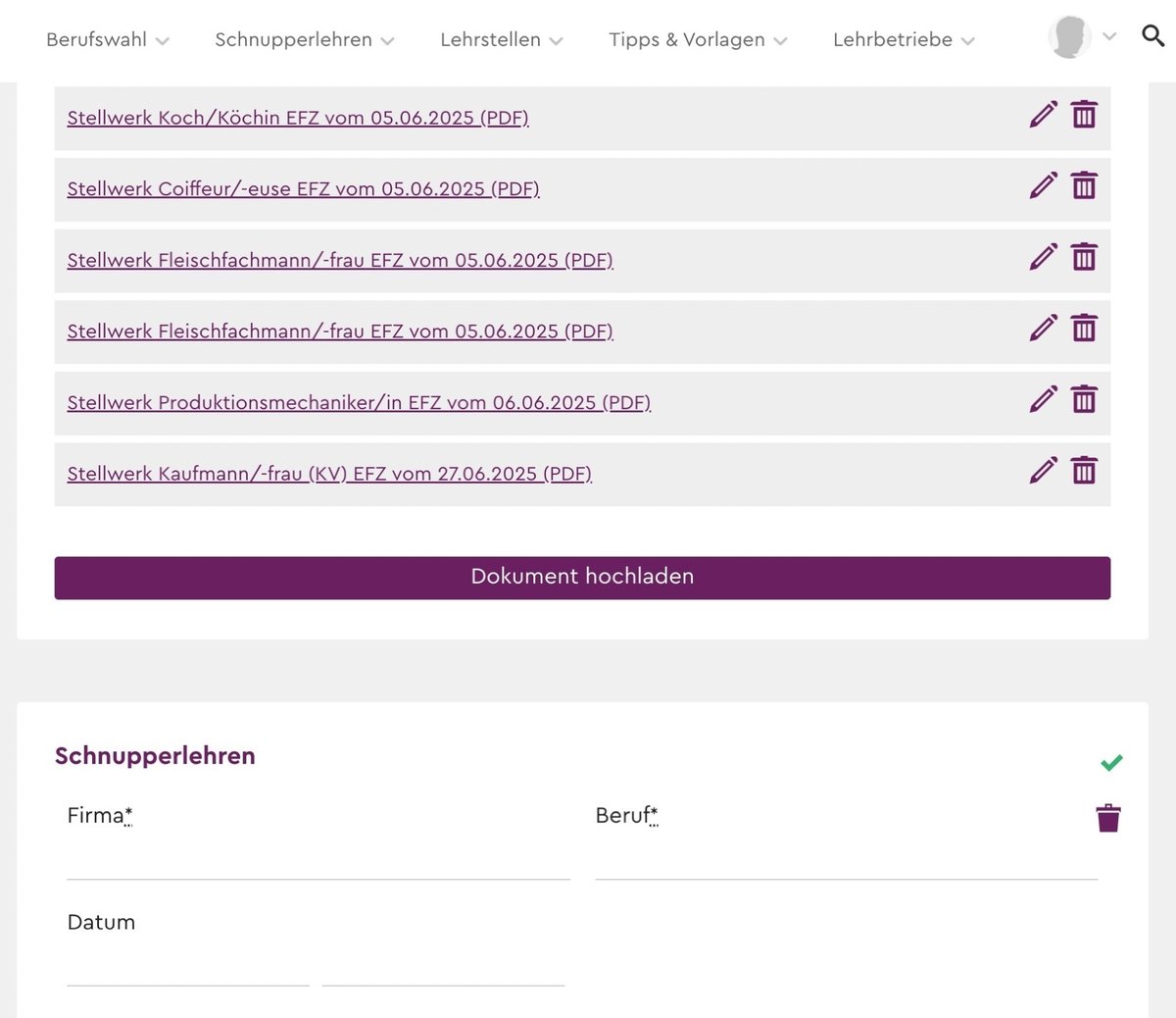 Wie gut passt dein Stellwerk-Resultat zum Wunschberuf?